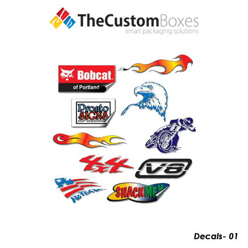 Custom decals Printing | The Custom Boxes