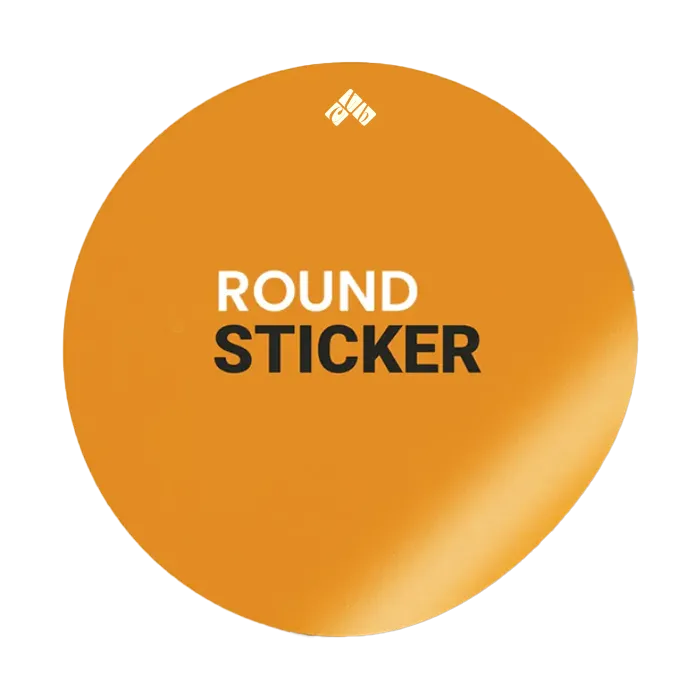 Custom Circle Sticker | Circle Sticker Printing | TheCustomBoxes