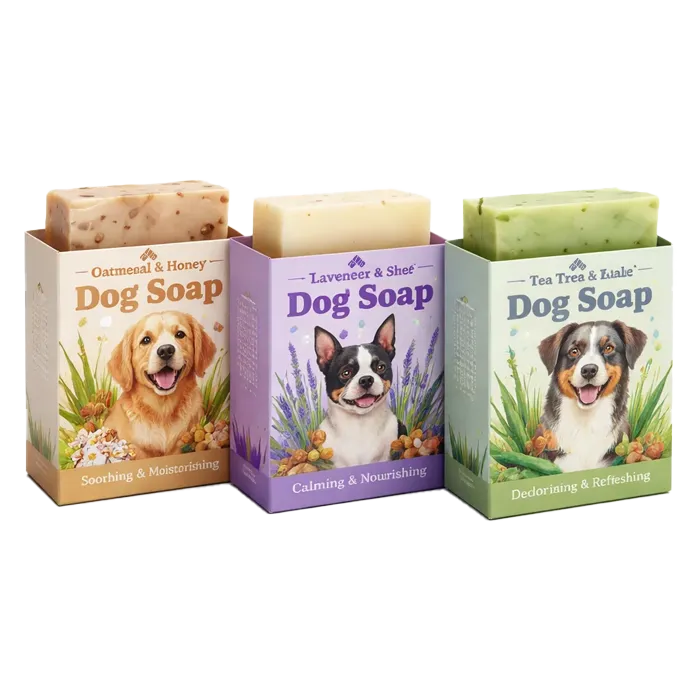 Custom Dog Soap Boxes | Buy Custom Printed Dog Soap Packaging Boxes