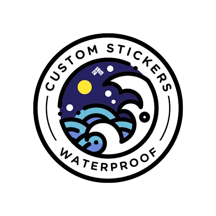 Custom Waterproof Stickers | Order Waterproof Sticker | TheCustomBoxes