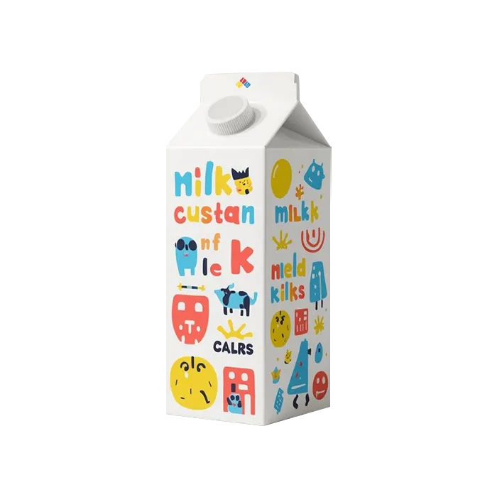 Custom Milk Cartons | Order Milk Carton Packaging | The Custom Boxes
