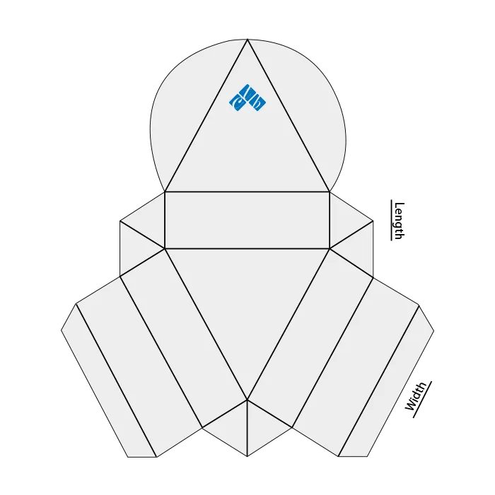 TheCustomBoxes Offers Custom Printed Triangular Tray Lid