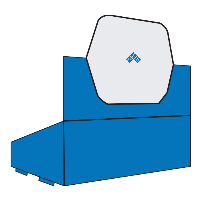 Self-Locked Counter Display Tray Box - The Custom Boxes