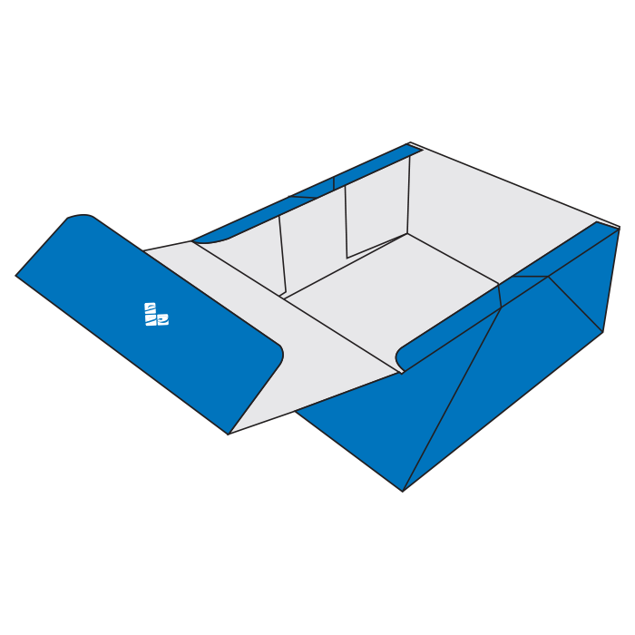 Four Corner with Display Lid Boxes Design and Printing