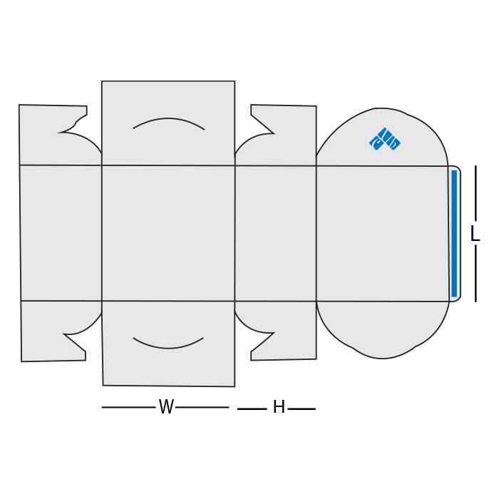 Custom Printed Self Lock Cake Box Packaging